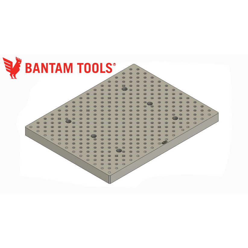 Bantam Tools Desktop CNC Milling Machine Fixture Tooling Plate ...
