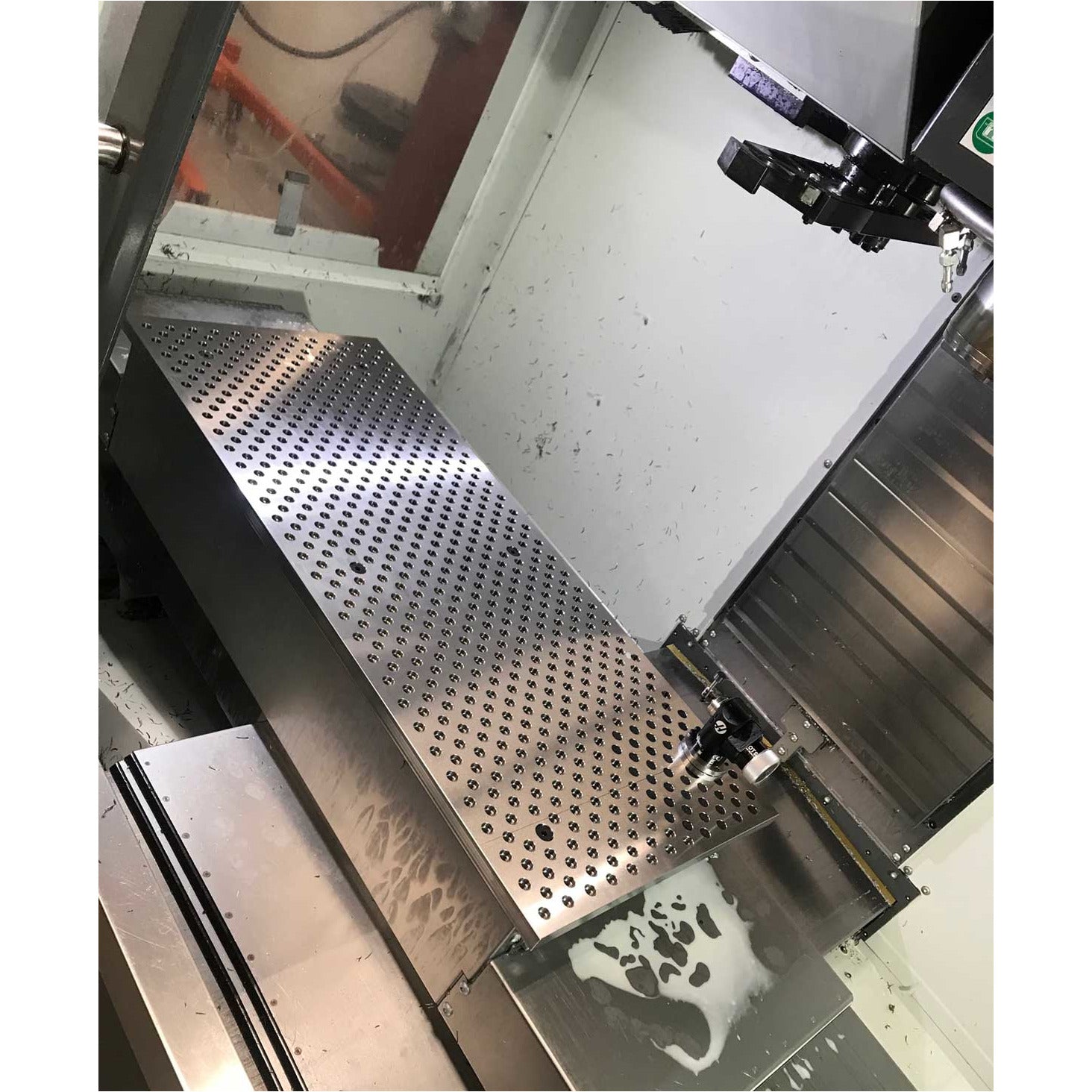 Haas VF-2 Fixture Tooling Plate – Saunders Machine Works